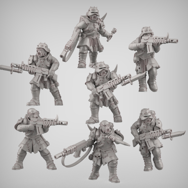 Spacenam Infantry STL set