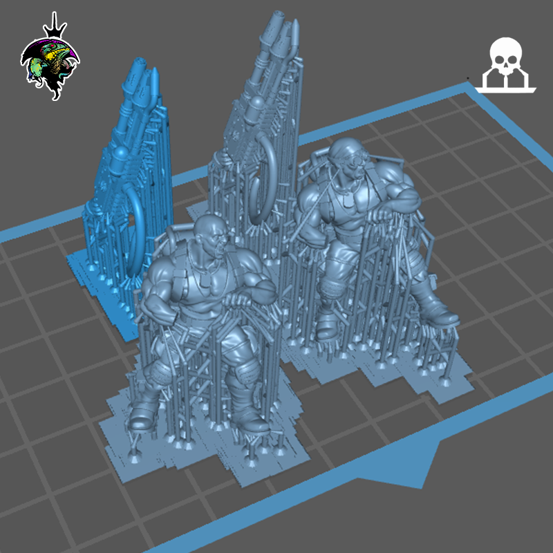 Spacenam Heavy Flamethrower Team STL