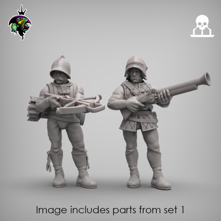 Mercenaries and Militia STL Expansion Set
